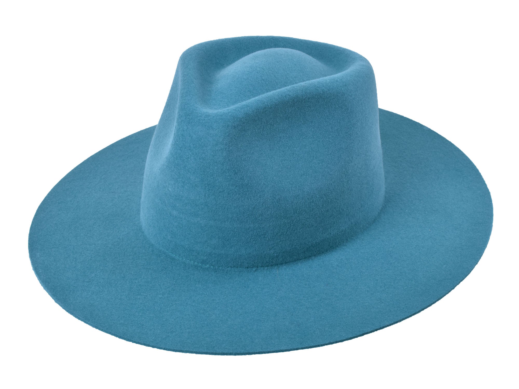 The Paige Rancher - Wool Felt - Turquoise – Wilder and Soul Wholesale